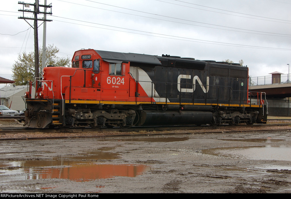 CN 6024, EMD SD40-2Q, at the ex IC-CCP Yard
